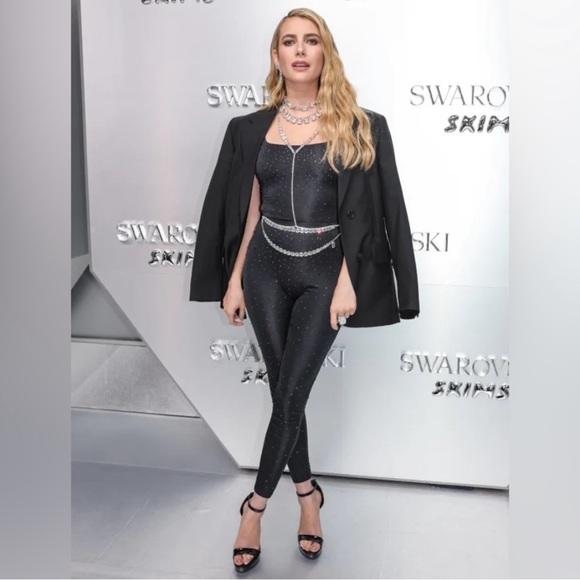 Skims x Swarovski | Pants & Jumpsuits | Nwot Skims X Swarovski Crystal ...
